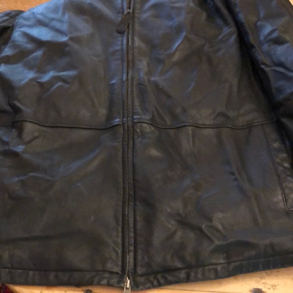 RBM | Jackets & Coats | Rbm Outdoor Collection Large Black Leather Coat ...